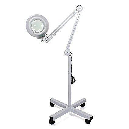 SCHOFIC Facial LED Magnifying Magnifier Lamp | 5 Diopter with 60 PCS L ...